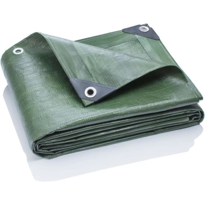 GardenMate Bâche de Protection 5x6m qualité Premium Verte - résistante ...