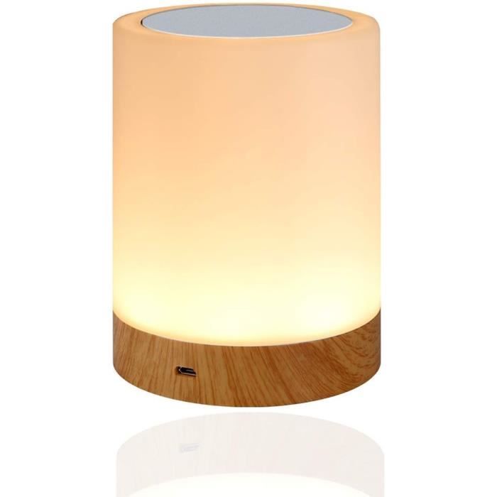 Amouhom Veilleuse LED, Lampe de Chevet Veilleuse Enfant avec Contrôle Tactile et USB ...