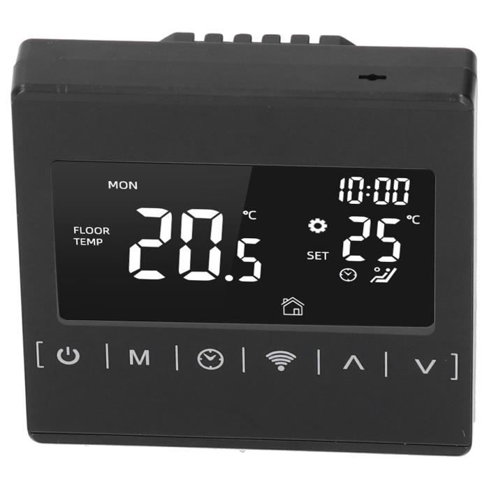 TMISHION Contrôleur de température à commande vocale Thermostat Intelligent WiFi de Chauffage de ...