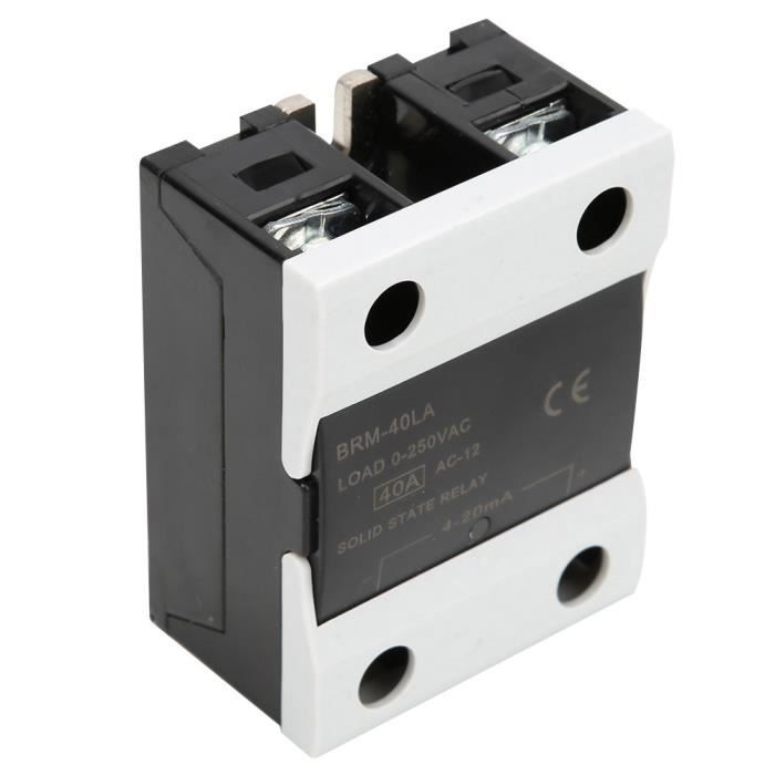 YOSOO Relais SSR semiconductor relay, solid-state 0 ~ 250V 40A single ...