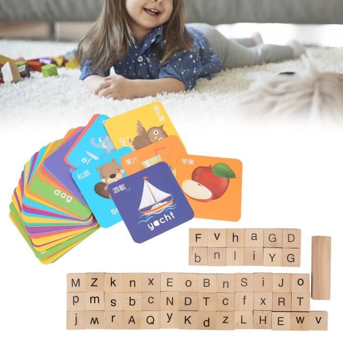ZERONE jouet de Puzzle de lettres Jouet d'apprentissage des sorts ...