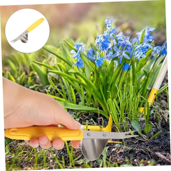 2 Pièces désherbeur enlever les outils dissolvant pelle à pelle arracheur de mauvaises pour le ...