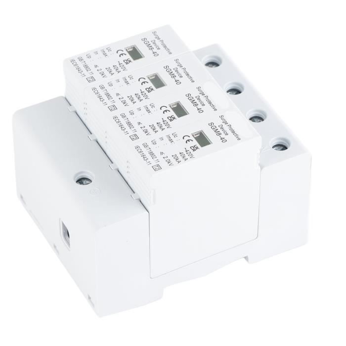 LIU-7708726116908-Parasurtenseur domestique Parafoudre 4P 40kA ...