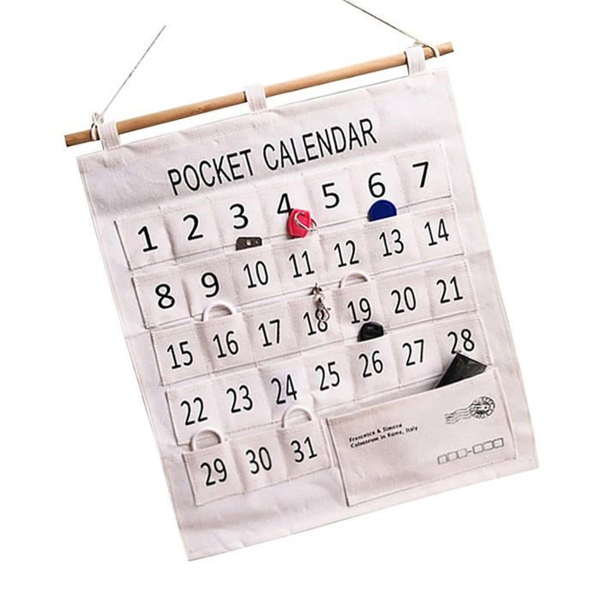 RHO-Tableau de poche calendrier Calendrier numéroté tableau de poche ...