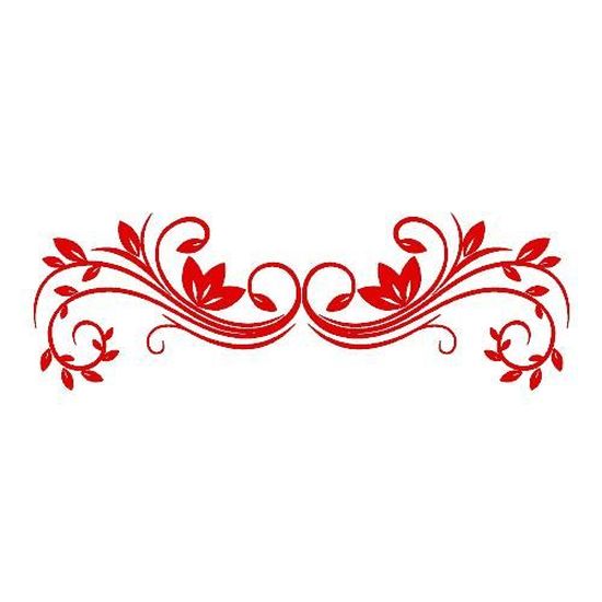 Stickers tête de lit Ref: T-MK353 Rouge 57x190 cm - Cdiscount Maison