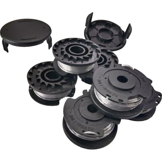 Bobine Rechange pour Coupe Bordure,Bosch F016800569-F016800385 Bobine+ Couvercle de Bobine ...