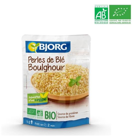 BJORG perles de blé et boulghour Bio - 250g - Cdiscount Au quotidien