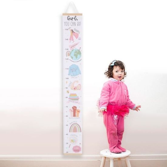 Toise de croissance pour bébé - MOTHINESSTO - Tableau mural de ...