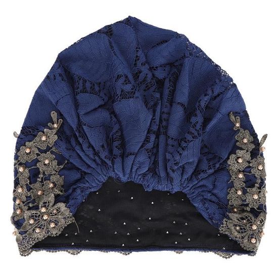 Tbest Bonnet souple Bonnet Slouchy Mode Casual Dentelle Perlée ...