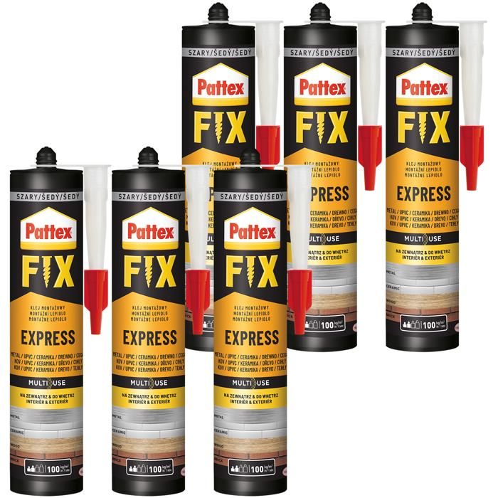 Colle de montage - Pattex - Fix Express - Forte adhérence rapide ...