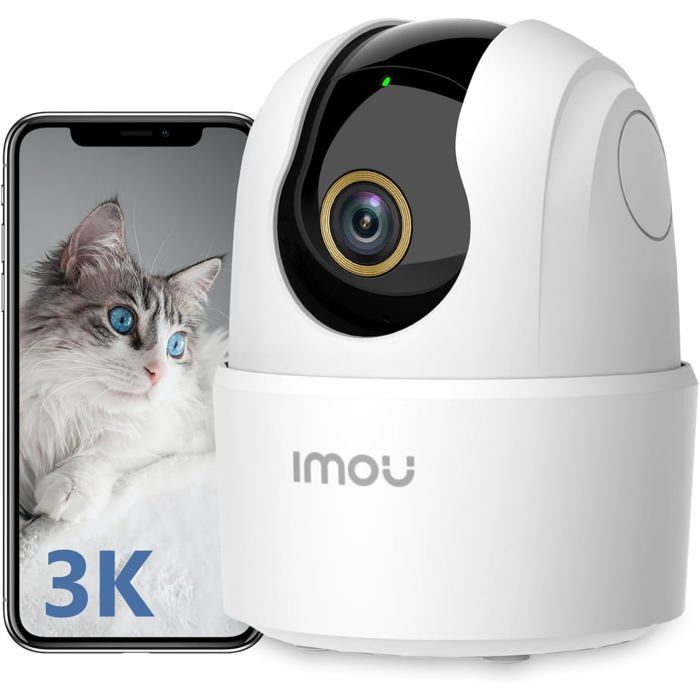 Imou 3K (5MP) WiFi Surveillance Camera Indoor 360° Smart Smartphone ...