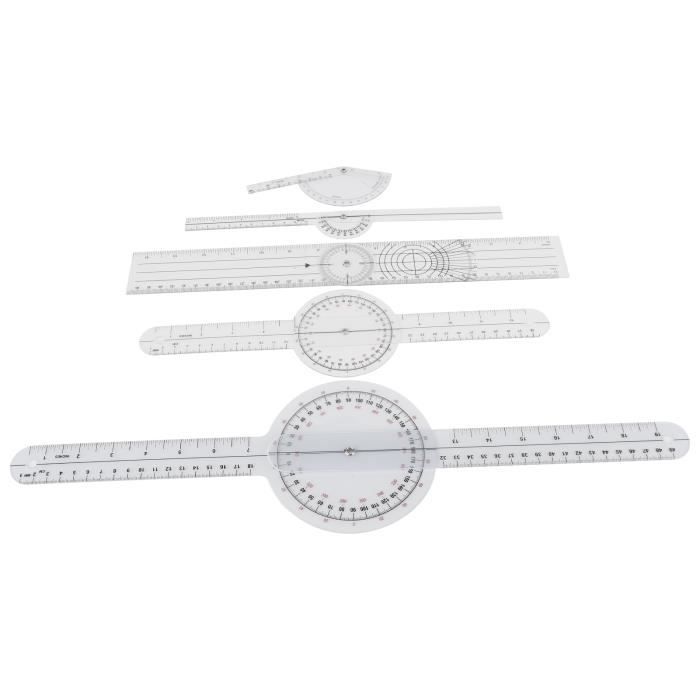 SPR goniomètre de physiothérapie Kit de goniomètre multifonctionnel en ...