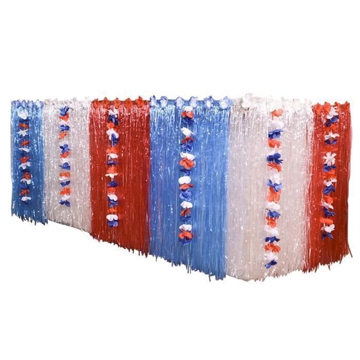 276x75CM Hawaiian Party Table jupe en plastique de bureau jupe avec ...