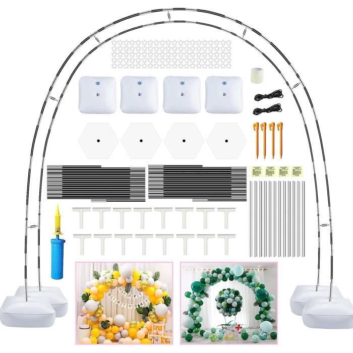 Arche de ballons double réutilisable - Fibre de verre, PVC, acier inoxydable, plastique dur ...