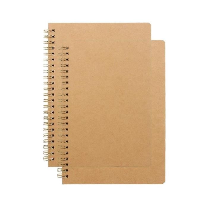 Carnet de note à spirale,B5 bloc-notes de réunion avec couverture en ...