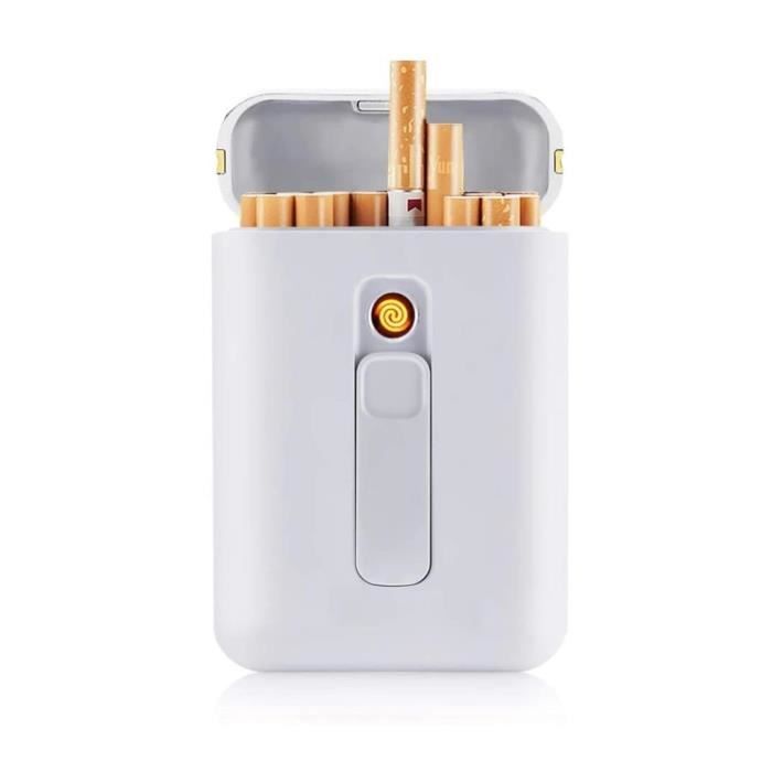 Étui Cigarette Electronique Rechargeable Par Usb Porte-Cigarettes Homme ...
