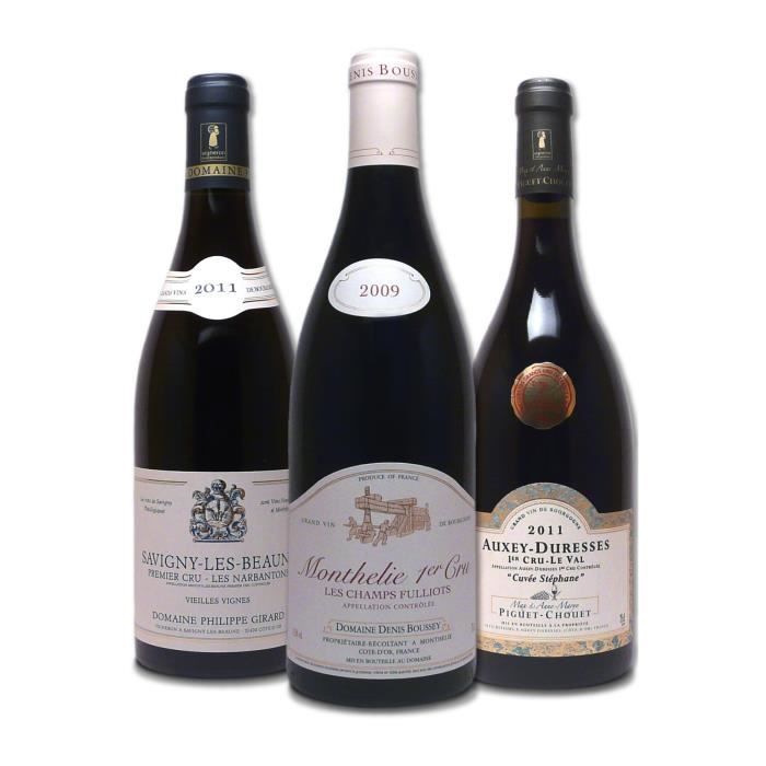 Coffret vins de Bourgogne Premier Cru Rouge - La cave Cdiscount