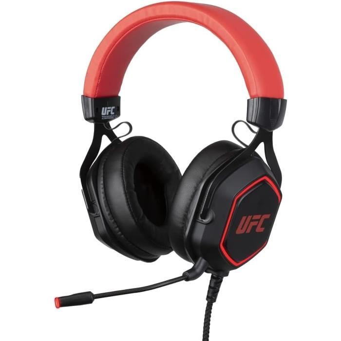 Ufc Casque Gaming Filaire 7 1 Pour Pc Haut Parleurs 50 Mm