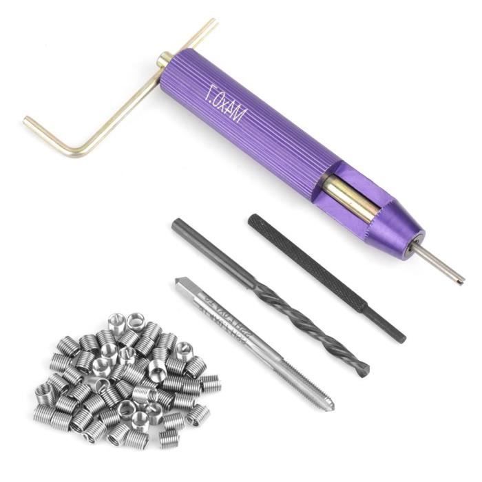 Insert de réparation de filetage, insert hélicoïdal, 50pcs inserts de ...