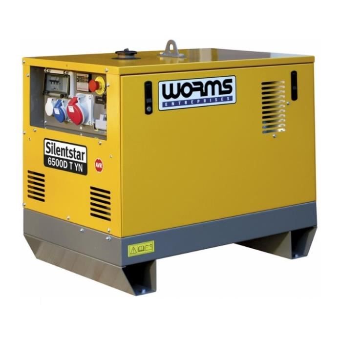 Imer - Groupe électrogène 5,2kW Tri/ 3,6kW Mono moteur YANMAR L100AE ...