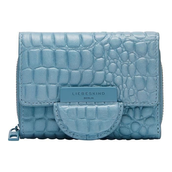 LIEBESKIND BERLIN Croco Pam Pablita Wallet M Azure Blue [224788 ...