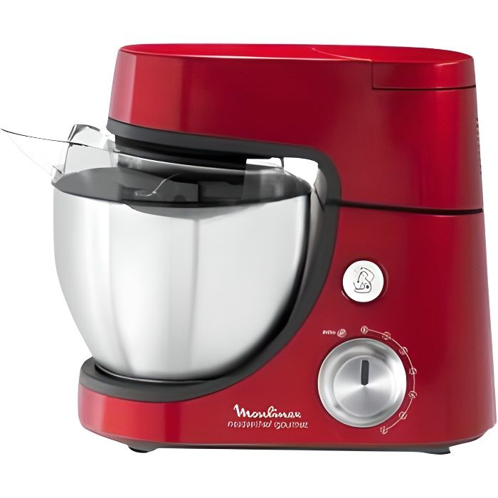 Moulinex - robot multifonctions 4.6l 900w rouge rubis - qa507gb1 ...