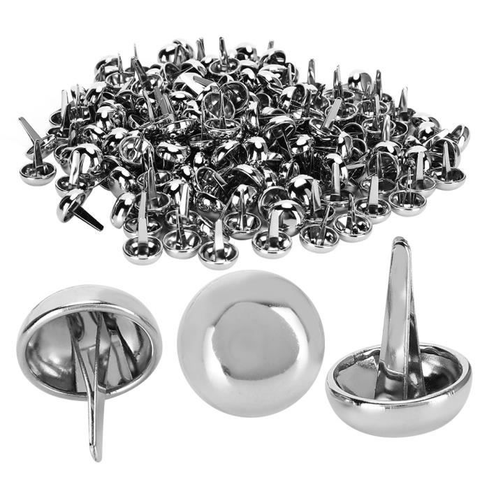 Mxzzand Clous de pieds 200 pièces 0,6 pouces goujons inférieurs Rivets ...