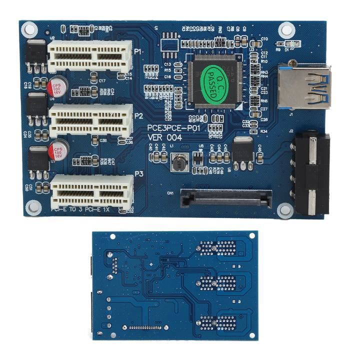 Tbest Switch PCI-E Express Kit d'extension PCI-E Express Adapter Board ...