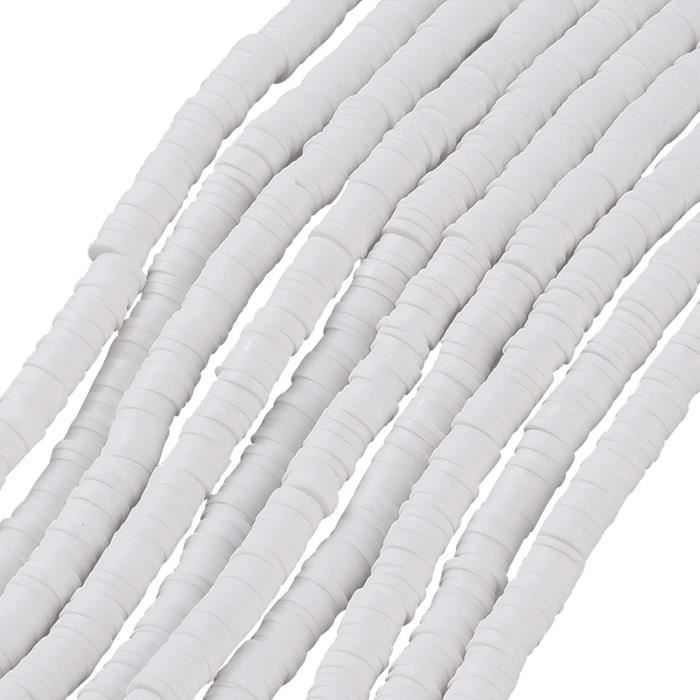 1 Boîte 380~400 Pièces 6Mm Perles De Heishi Perles D'Espacement En Pâte ...