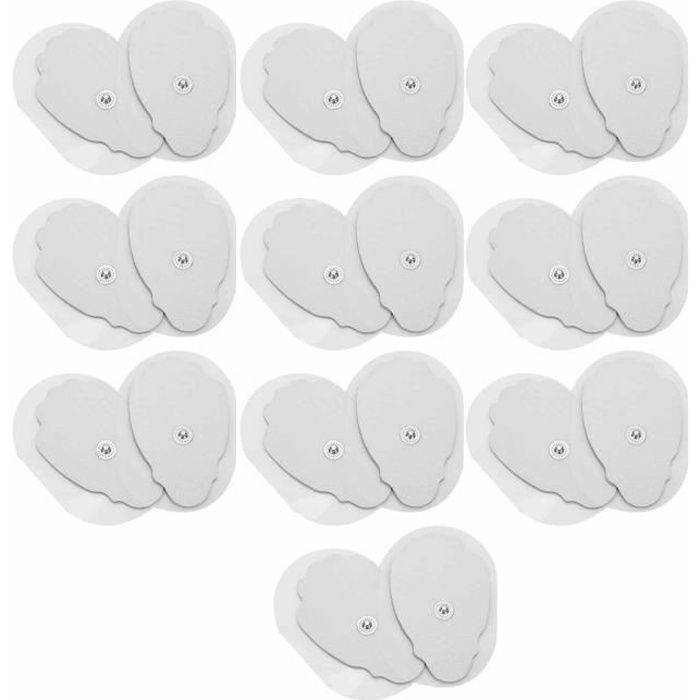 VINGVO Patch TENS 20pcs/Sac Patch d'Électrode de Type Bouton en Tissu ...