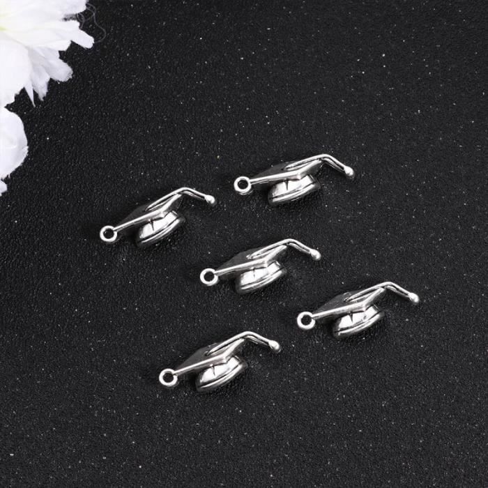 30 pcs Antique Graduation Cap Forme Pendentif Docteur Chapeau Vintage ...