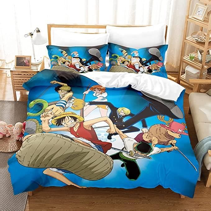Animé One Piece Luffy Cosplay Chopper Zoro Sanji 1 Housse De Couette Et