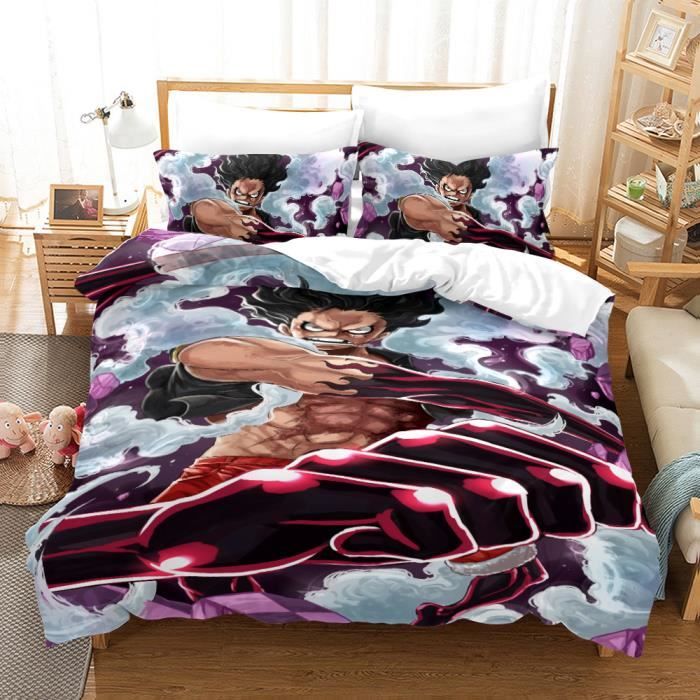 Parure De Lit Animé Chopper Zoro Sanji Confortable One Piece Luffy