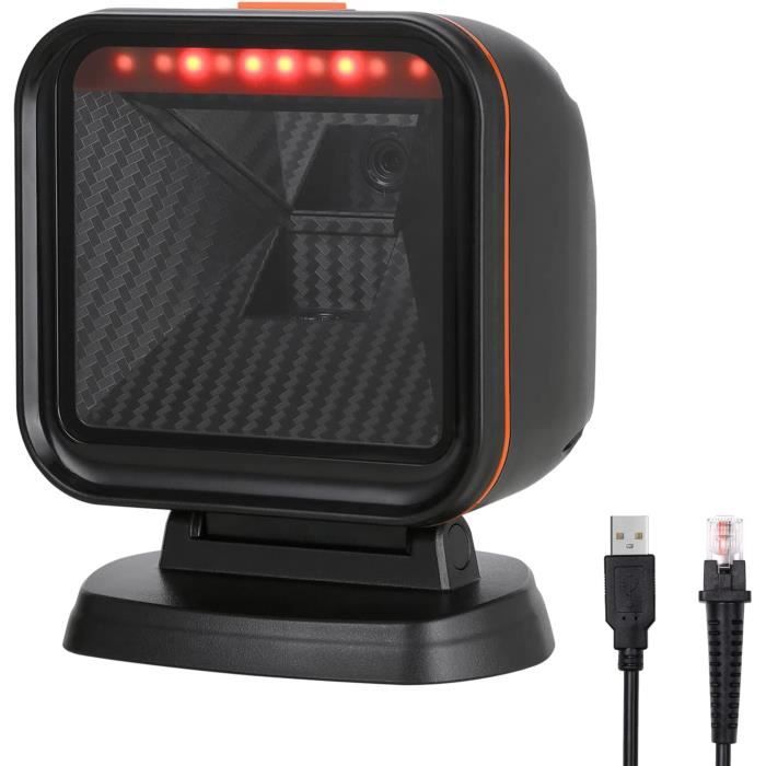 Scanner de Code-Barres - YOKULI - 1D 2D - USB - Omnidirectionnel ...