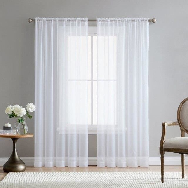 RIDEAU DE PORTE,tulle-W500cmxH250cm-Grommet Haut--Rideaux'ombrage style ...