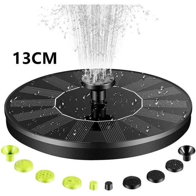 FONTAINE DE JARDIN,black--Fontaine à eau solaire 1w, Mini pompe ...