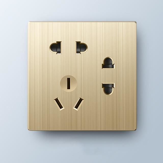 Interrupteur mural,7 Holes Socket--Interrupteur Ultra fin série 1-2-250 ...