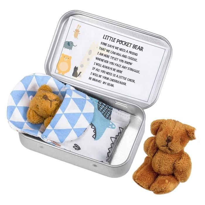 CHN Petite bote d’ours de poche Petit ours de poche en bote, mignon ...
