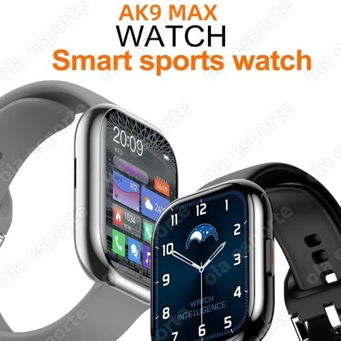 Montre Intelligente Ak9 Max Ultra Series 8 Bt Call Nfc Pour Homme Et Femme Montre Intelligente ...