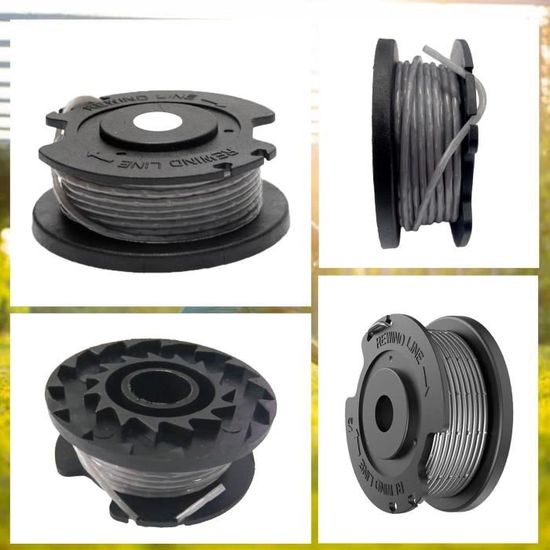 Bobine Rechange pour Coupe Bordure,Bosch F016800569-F016800385 Bobine+ Couvercle de Bobine ...