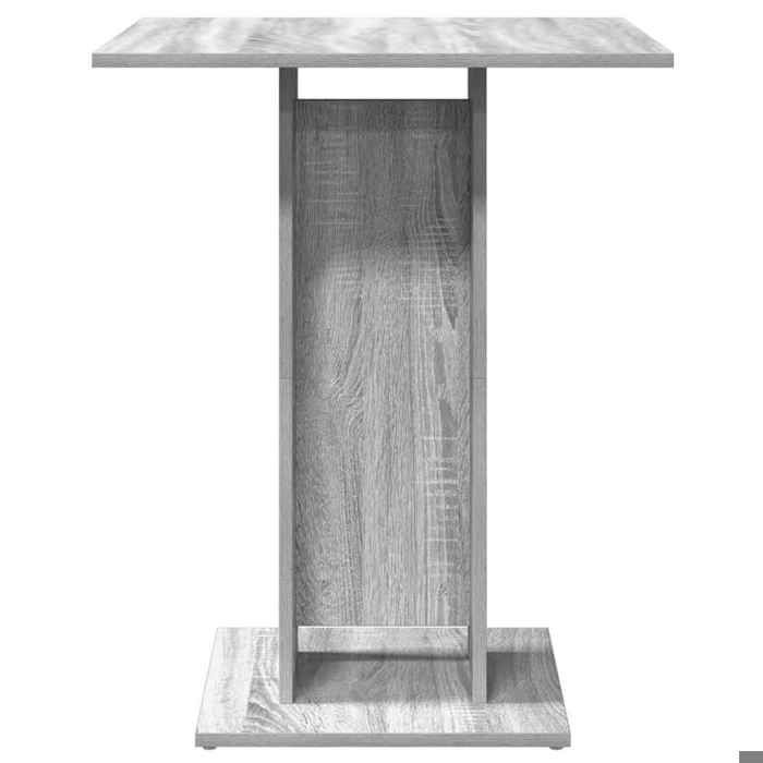 Table de bistro BDM - Sonoma gris 60x60x75 cm - Bois d'ingénierie DECO ...
