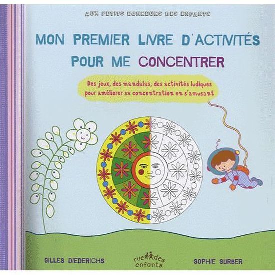 Mon premier livre d'activités pour me concentrer - Cdiscount