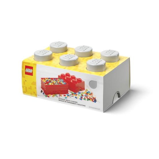 Boîte de rangement LEGO 6, grise - Cdiscount Maison