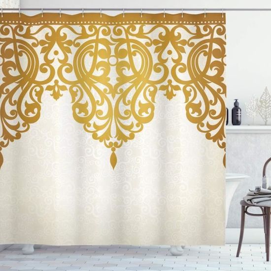 Antique Rideau De Douche, Art Médiéval Baroque, Tissu Ensemble De Décor ...