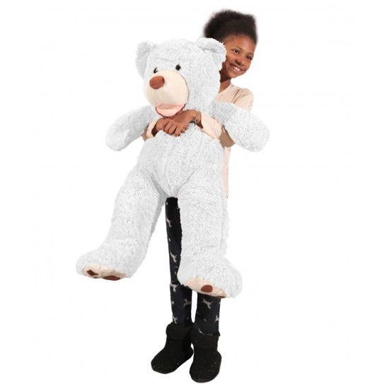 Peluche Géante Nounours - 100 cm - Banabear Bananair Blanc - Cdiscount ...