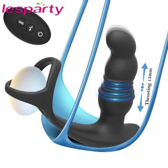 Vibrateurs B With Thrusting Vibromasseur Anal Double Anneau Pour
