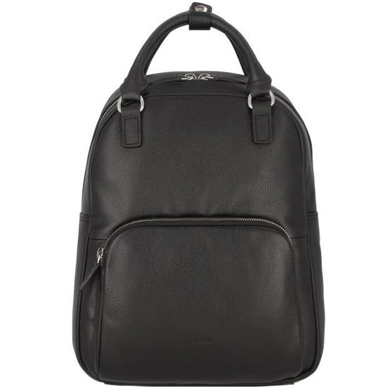 Sac à dos de ville - PICARD - Luis - Cuir - Noir - 33 cm - Style urbain ...