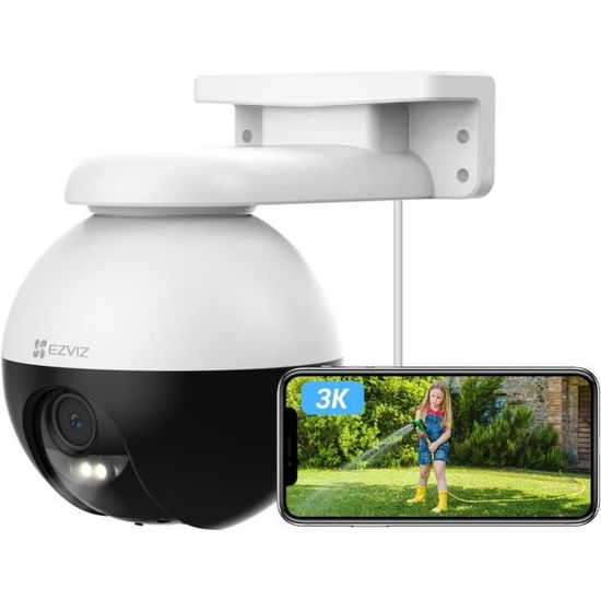 Caméra de surveillance Wifi extérieure C8W Pro 3K 360°, suivi ...