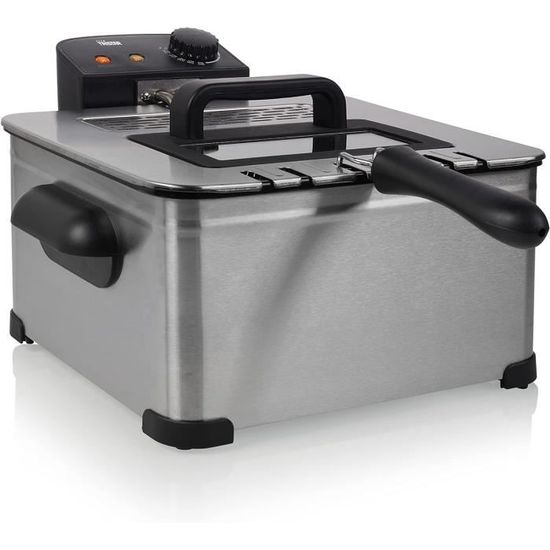 Friteuse électrique Fr-6949 - 5 L - Zone froide - avec 3 paniers - 2 ...