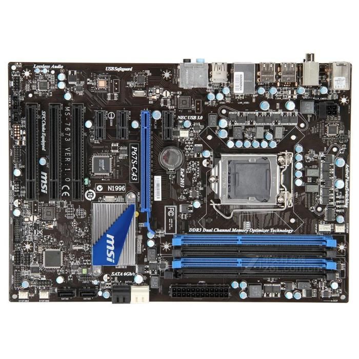 Carte mère MSI P67A-GD65 Intel P67 LGA 1155 4xDDR3 SDRAM 32 Go ATX ...